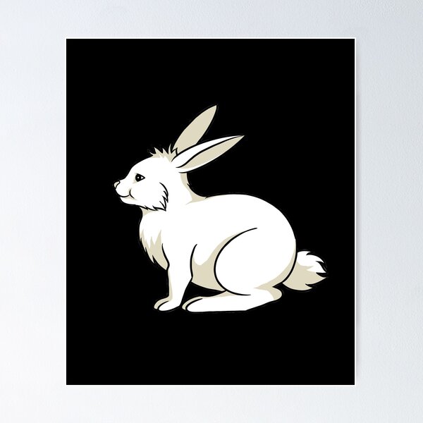 "Rabbit (Rabbits)" Poster for Sale by fromherotozero | Redbubble