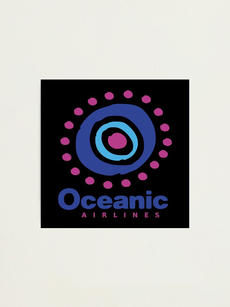 "Oceanic Airlines Logo" Photographic Print for Sale by benjimison ...