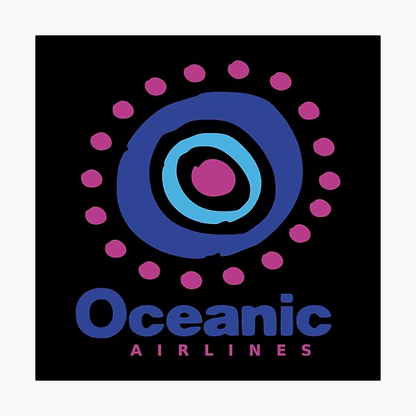"Oceanic Airlines Logo" Photographic Print for Sale by benjimison ...