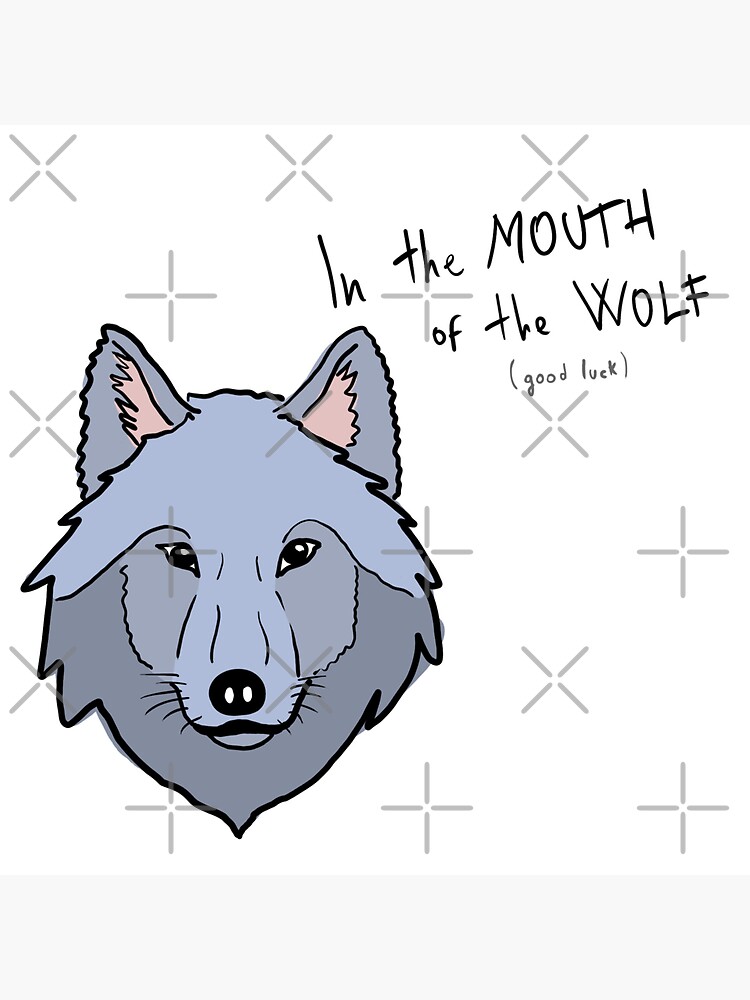 "Italian good luck, the wolf" Sticker for Sale by obusudo | Redbubble