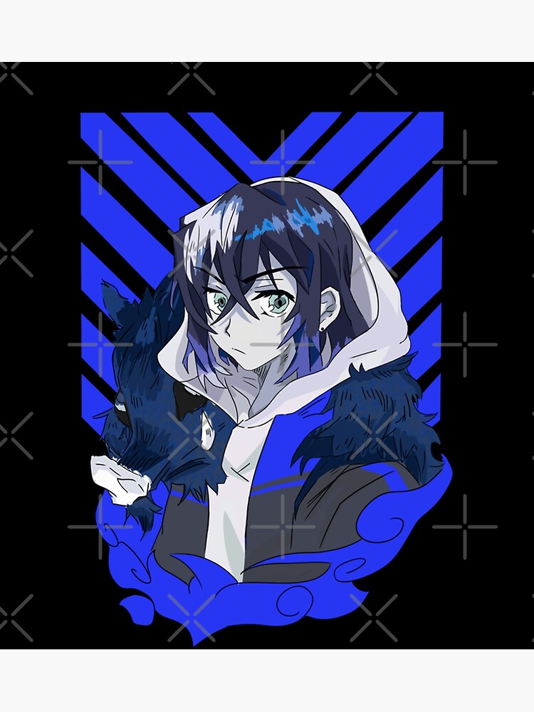 "Demon Slayer Inosuke Blue Logo" Photographic Print by DavidJonathan5 ...