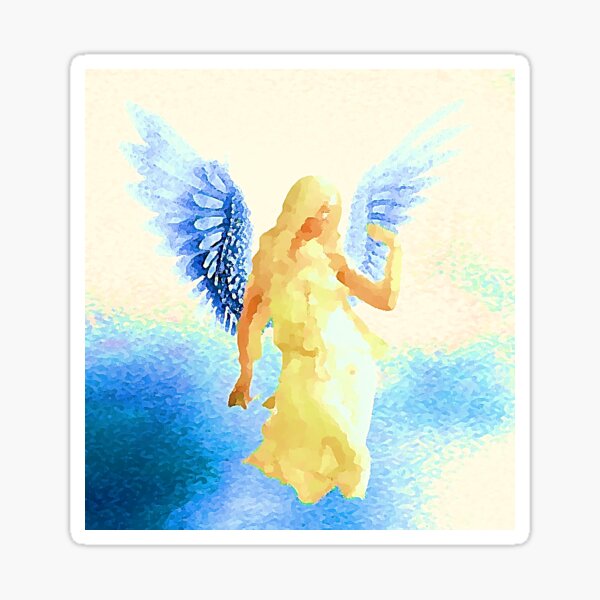 "Guardian angel" Sticker for Sale by fulpao | Redbubble