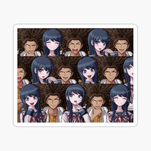 "Sayaka Maizono/Yasuhiro Hagakure" Sticker for Sale by raybound420 ...