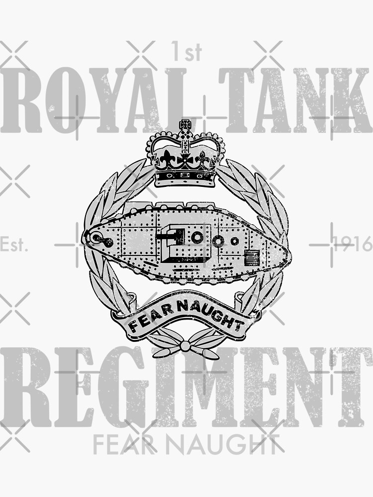 "1st Royal Tank Regiment" Sticker for Sale by StrongVlad | Redbubble