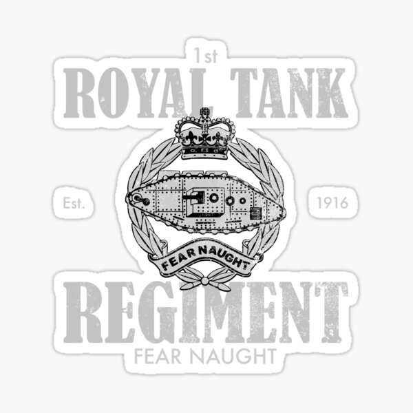 "1st Royal Tank Regiment" Sticker for Sale by StrongVlad | Redbubble