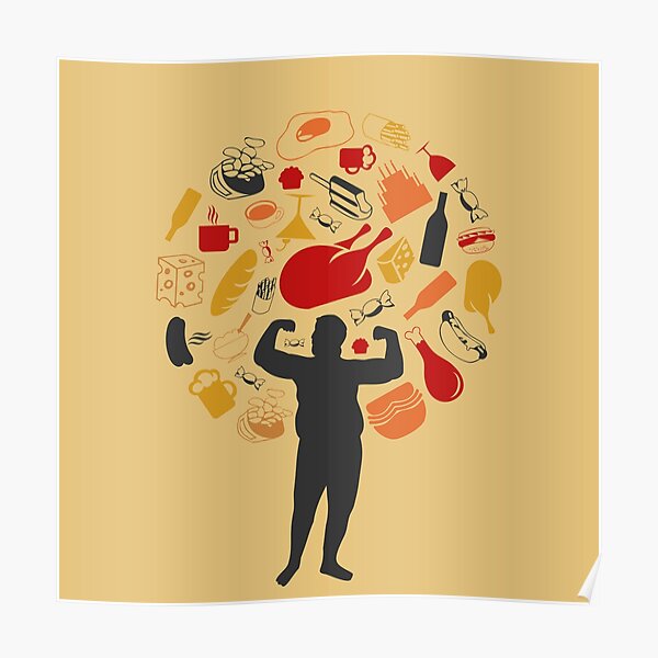"Fat man" Poster for Sale by Aleksander1 | Redbubble