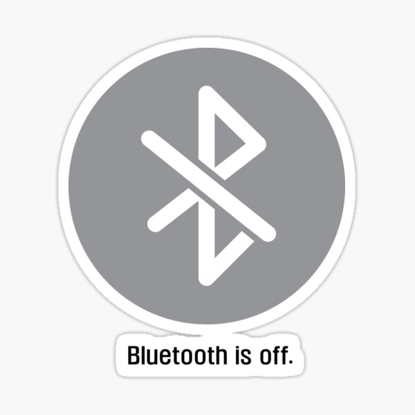 "bluetooth icon3" Sticker for Sale by Osek | Redbubble