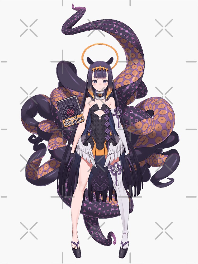 "VTuber Ina" Sticker for Sale by Fresh-Lemons | Redbubble