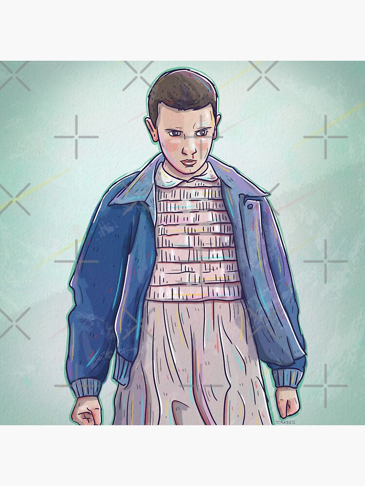 "Eleven" Sticker by TaylorRoseArt | Redbubble