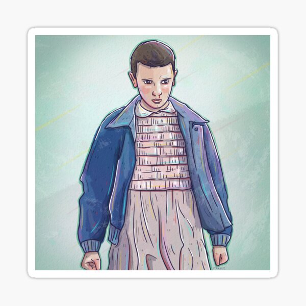 "Eleven" Sticker by TaylorRoseArt | Redbubble