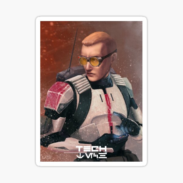 "Tech from The Bad Batch " Sticker for Sale by REZOGEN | Redbubble
