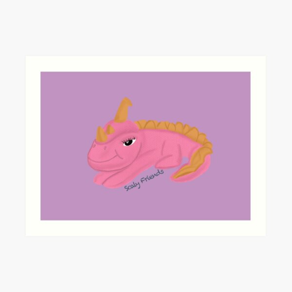 "Preacious the pink Dino - The Scaly Friend's Collection Artwort By ...