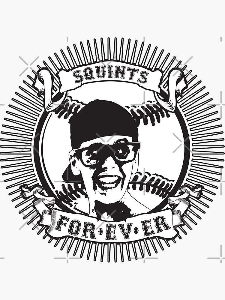 "Squints For-ev-er! Essential Sandlot Hambino Baseball" Sticker for ...