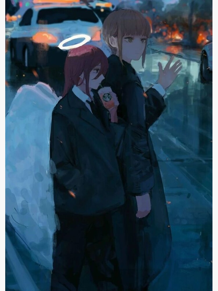 Póster «Makima y Angel Devil - Obra de Chainsaw Man» de animesky ...