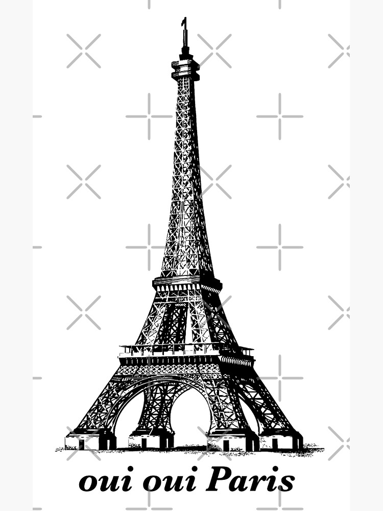 "Oui Oui Paris" Poster for Sale by maniacreations | Redbubble