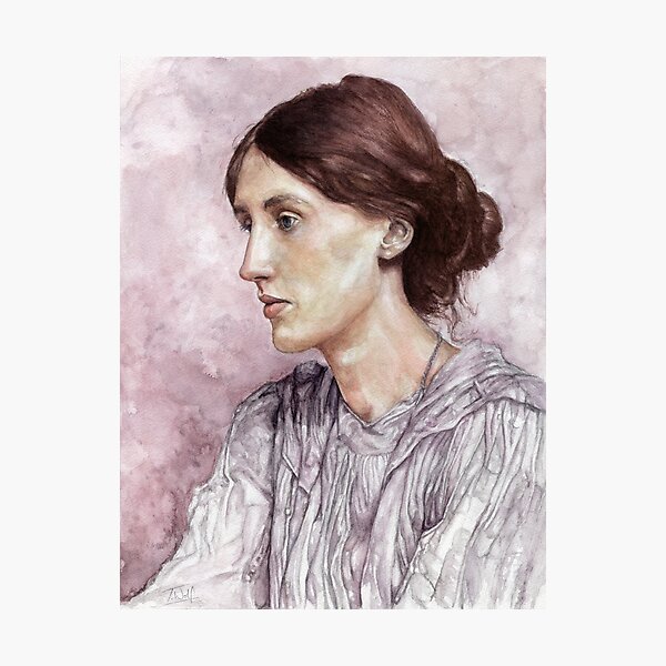 "Virginia Woolf" Photographic Print for Sale by TomWolfArt | Redbubble