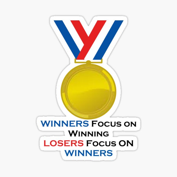 "Winners" Sticker for Sale by zoturner | Redbubble