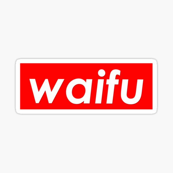 "Waifu Red Bo| Perfect Gift" Sticker for Sale by genrtrudea | Redbubble