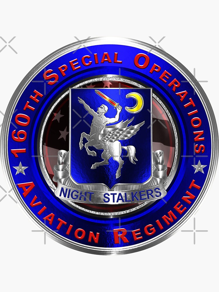 "160th Special Operations Aviation Regiment “NIGHTSTALKERS”" Sticker ...