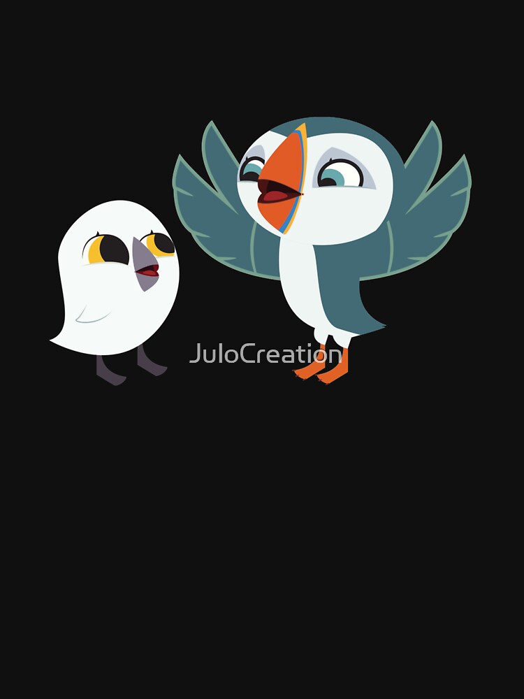 "Puffin rock" T-shirt for Sale by JuloCreation | Redbubble | puffins t ...