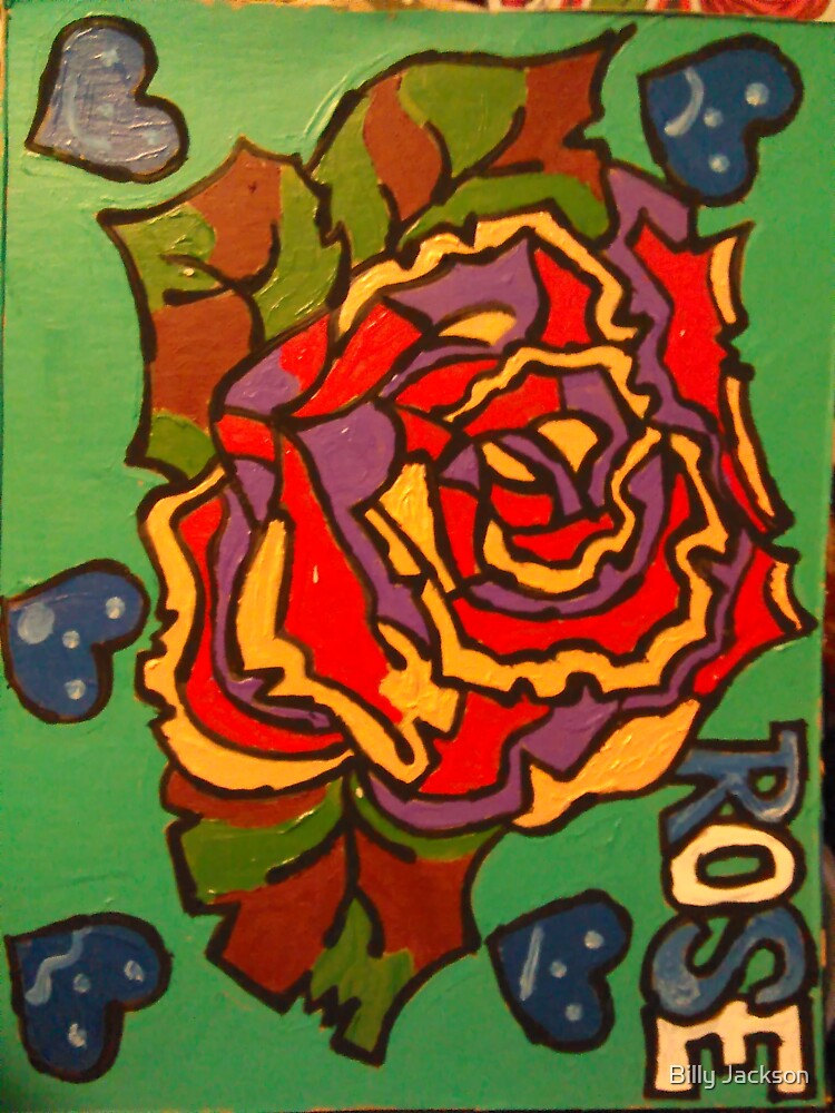 "Rose by Stormi Epps" Sticker by billyhjackson86 | Redbubble