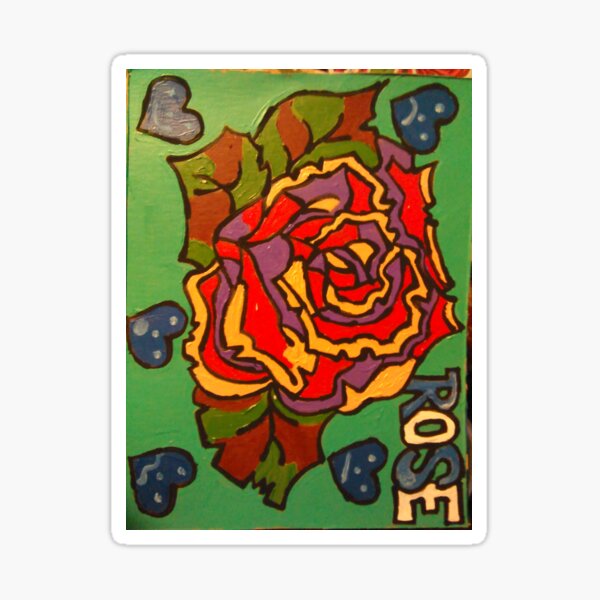 "Rose by Stormi Epps" Sticker by billyhjackson86 | Redbubble
