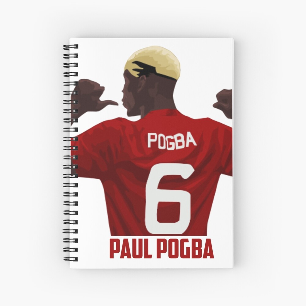 "Paul Pogba - Manchester United" Spiral Notebook for Sale by JAY-DR ...