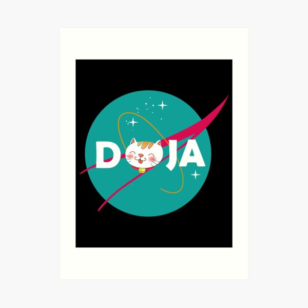 "Doja cat nasa " Art Print by X-BLACK-X | Redbubble