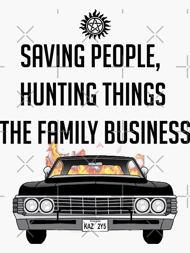 "Supernatural" Sticker for Sale by hiamlua | Redbubble