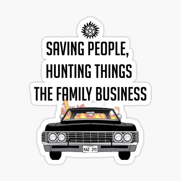 "Supernatural" Sticker for Sale by hiamlua | Redbubble