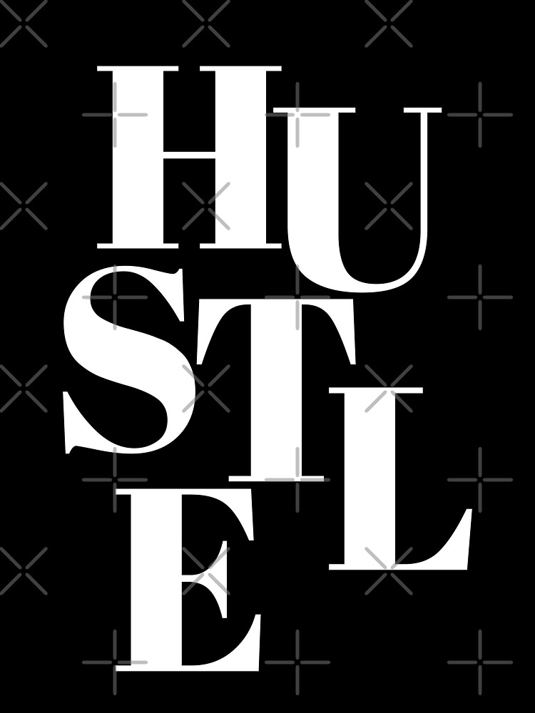 "Hustle Art Print Black Print Office Sign Office Wall Art Hustle Poster ...