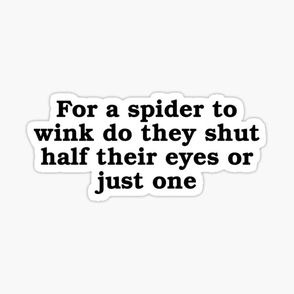 "Thought Provoking Caption" Sticker for Sale by OddThoughts | Redbubble