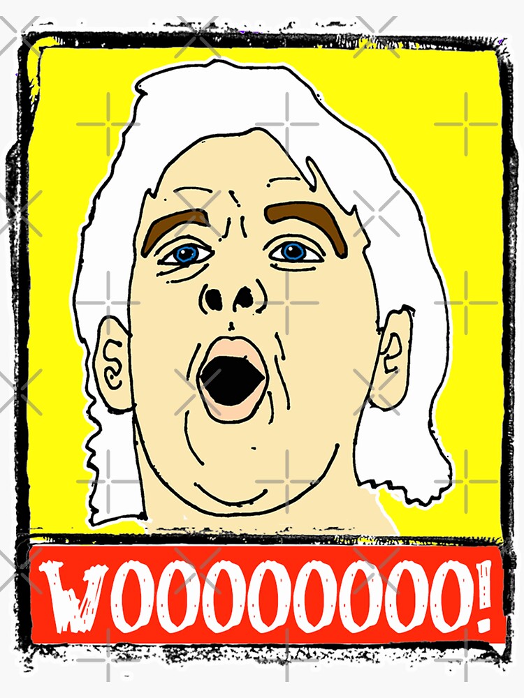"WOOOOO!" Sticker for Sale by skippyfantastic | Redbubble