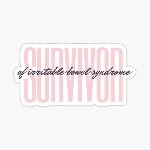 "IBS Survivor Apparel" Sticker by berrybanjo | Redbubble