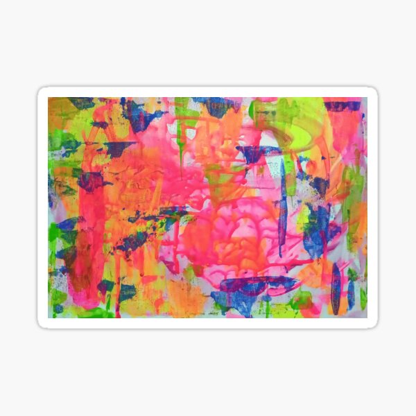 "Neon Colors " Sticker by n0nameree | Redbubble