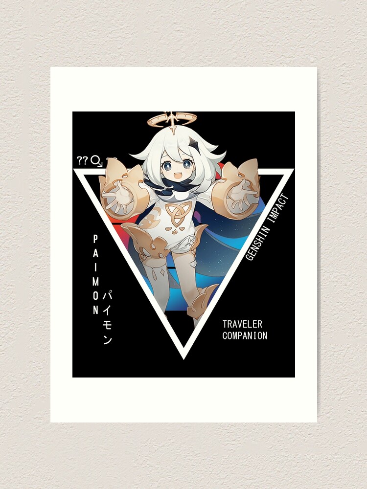 "Paimon Genshin Impact" Art Print by HandyBrandy | Redbubble