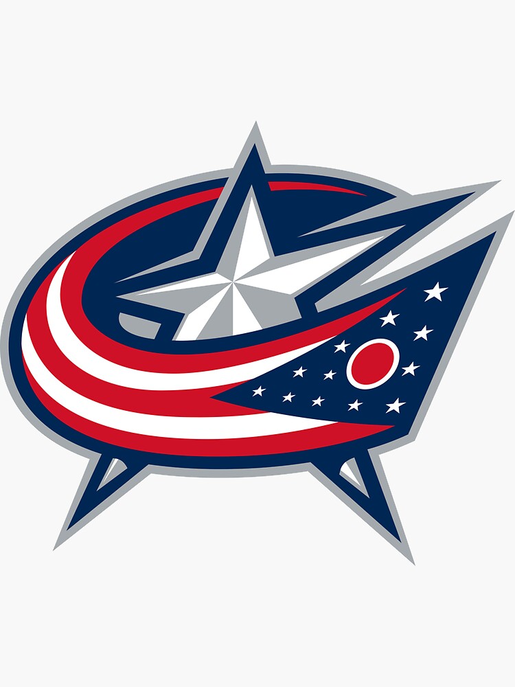 " Blue Jackets logo" Sticker for Sale by marinemoron | Redbubble