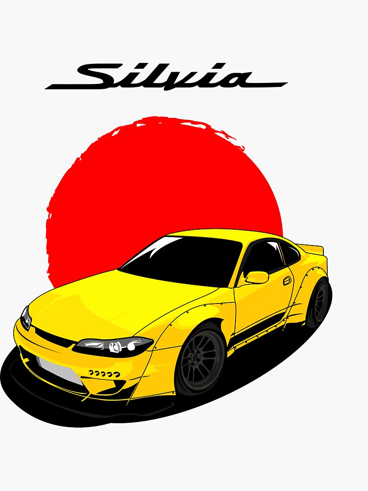 "Silvia s15 Rocket Bunny" Sticker for Sale by UpoKhalifa | Redbubble