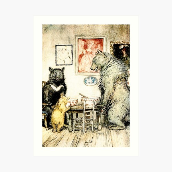 The Three Bears” by Arthur Rackham" Art Print for Sale by PatricianneK ...