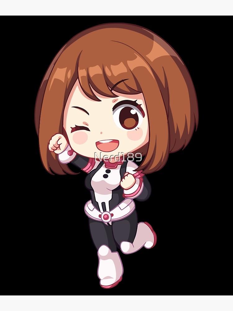 Póster «Ochako Uraraka Chibi My Hero Academia» de Nerd189 | Redbubble