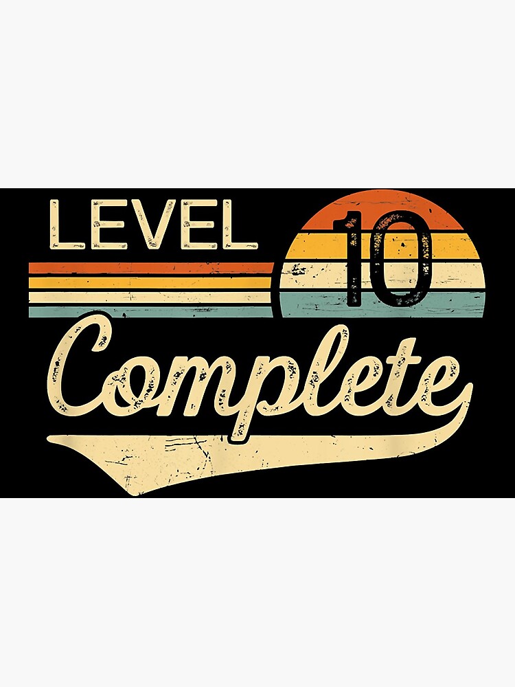 Level 10 Complete - 10 year Wedding Anniversary Gift Him Her Coffee Mug ...