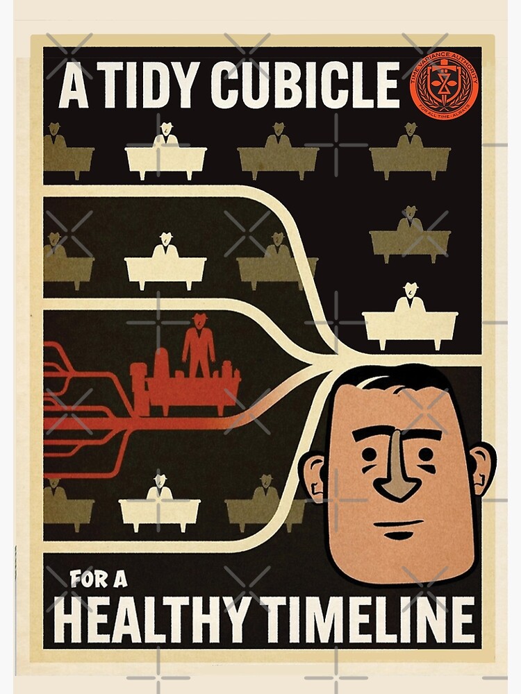 TVA tiny cubicle timeline Premium Matte Vertical Poster sold by ...