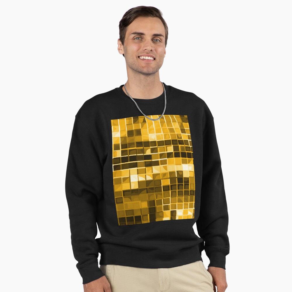 "Gold Yellow Disco Ball Pattern" Pillow for Sale by DeborahCamp | Redbubble