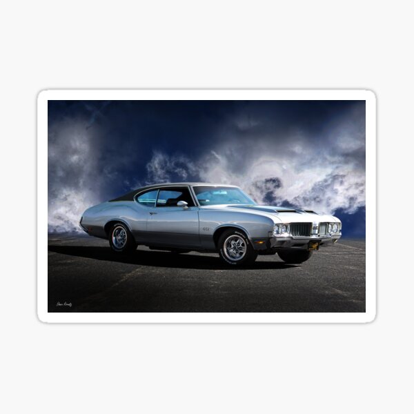 "1970 Oldsmobile Cutlass 442" Sticker for Sale by DaveKoontz | Redbubble