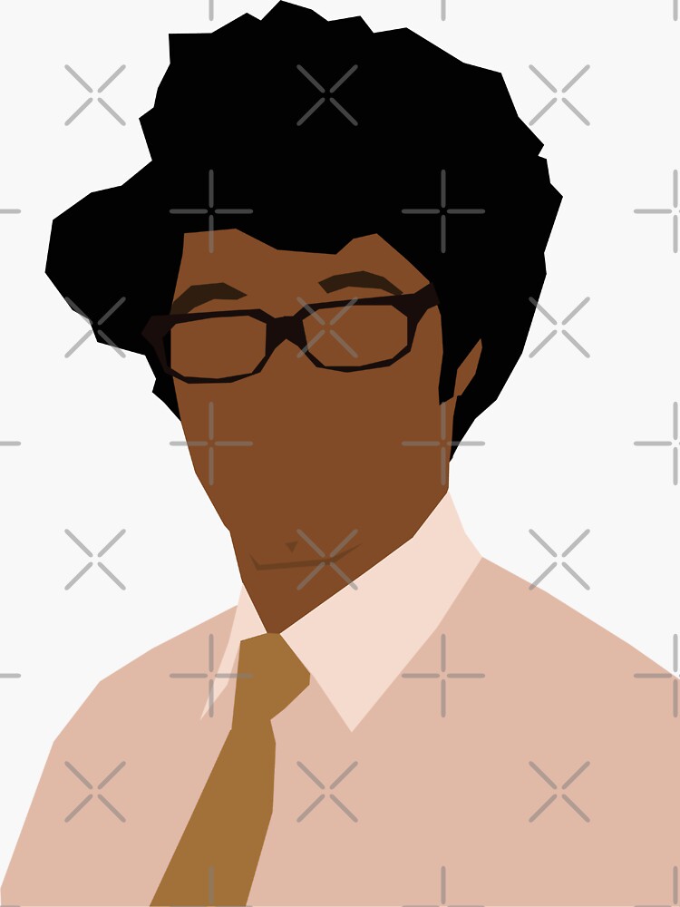 "'Moss' The IT Crowd" Sticker by ComedyQuotes | Redbubble