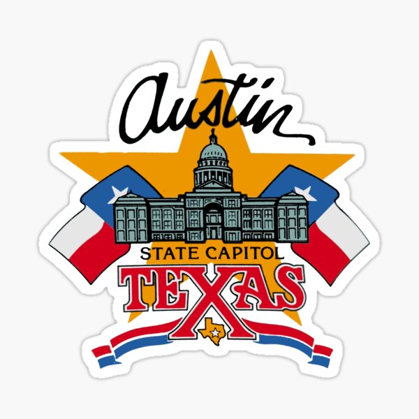 "Austin, Texas Decal" Sticker for Sale by zsonn | Redbubble