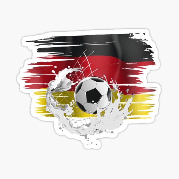 "Germany Football" Sticker for Sale by Dubbra | Redbubble