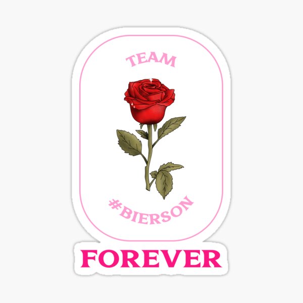 "team #Bierson forever!" Sticker for Sale by badrhijri | Redbubble
