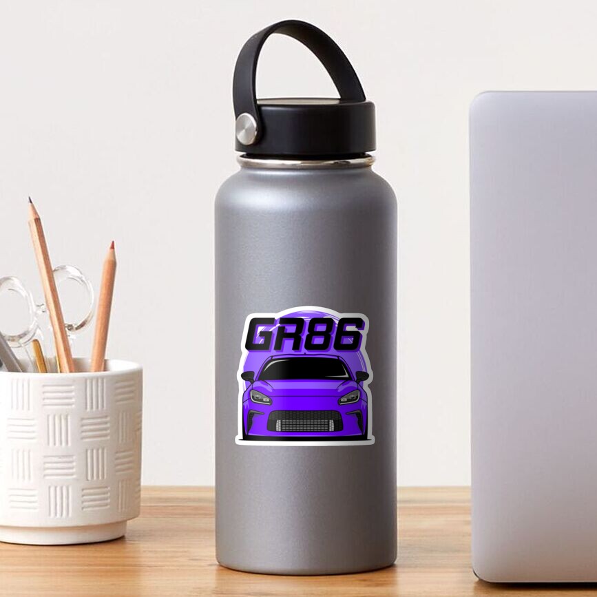 "Purple GR86" Sticker by goldentuners | Redbubble