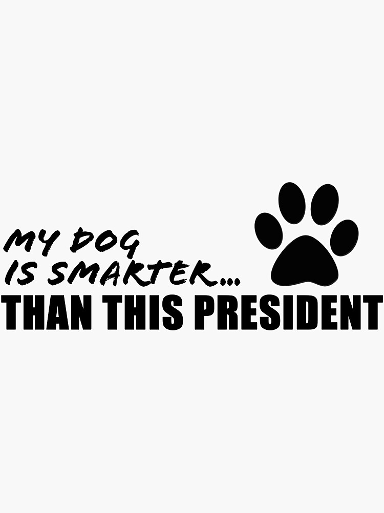 "Smart Dog" Sticker for Sale by PollPop | Redbubble